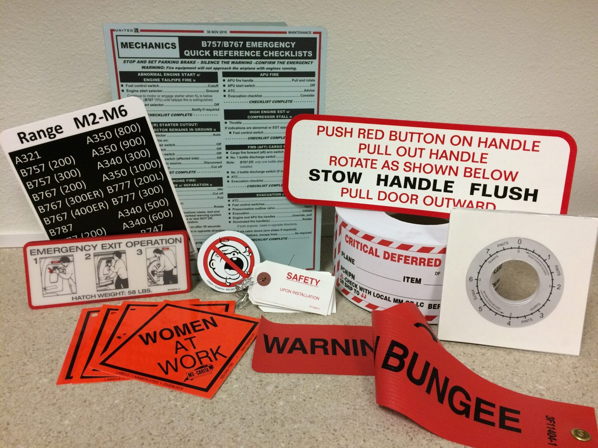 Aviation & Aerospace Label and Graphics Manufacturer - MS. Carita