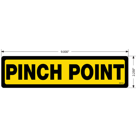 Pinch Point Decals, Pack of 5 - MS. Carita