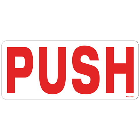 Push Decals, Pack of 10 - MS. Carita